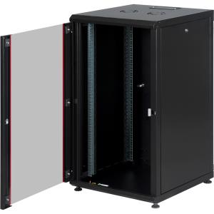 22U Network Rack Cabinet Lande 600x600 Black | Special Project Price