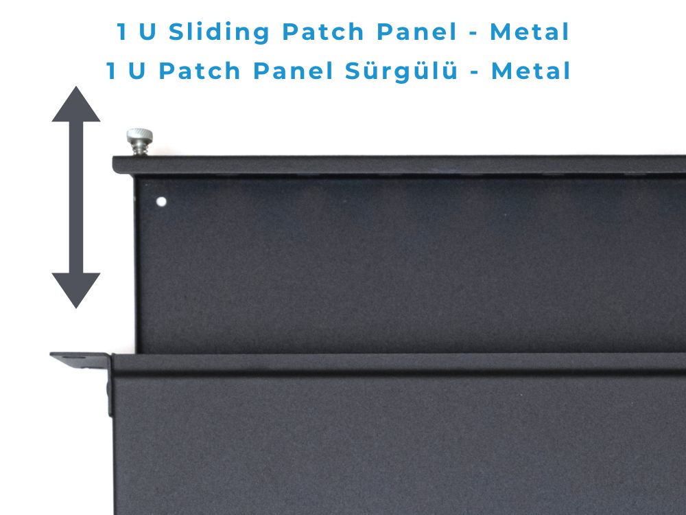 Fiber Optic Patch Panel 1U 24 Port FC Simplex D-Type Metal Sliding