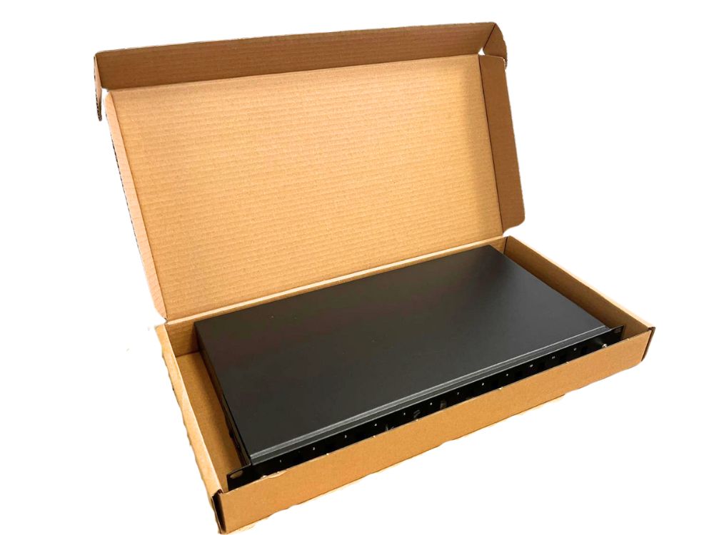 Fiber Optik Patch Panel 1U 24 Port FC Simplex D-Type Metal-Sürgülü