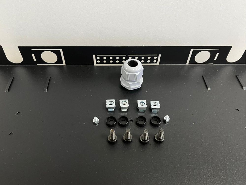 Fiber Optic Patch Panel 1U 24 Port E2000 Metal Sliding