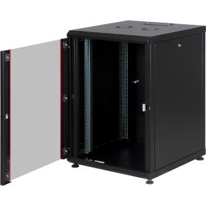 16U Network Rack Cabinet Lande 600x600 Black | Special Project Price