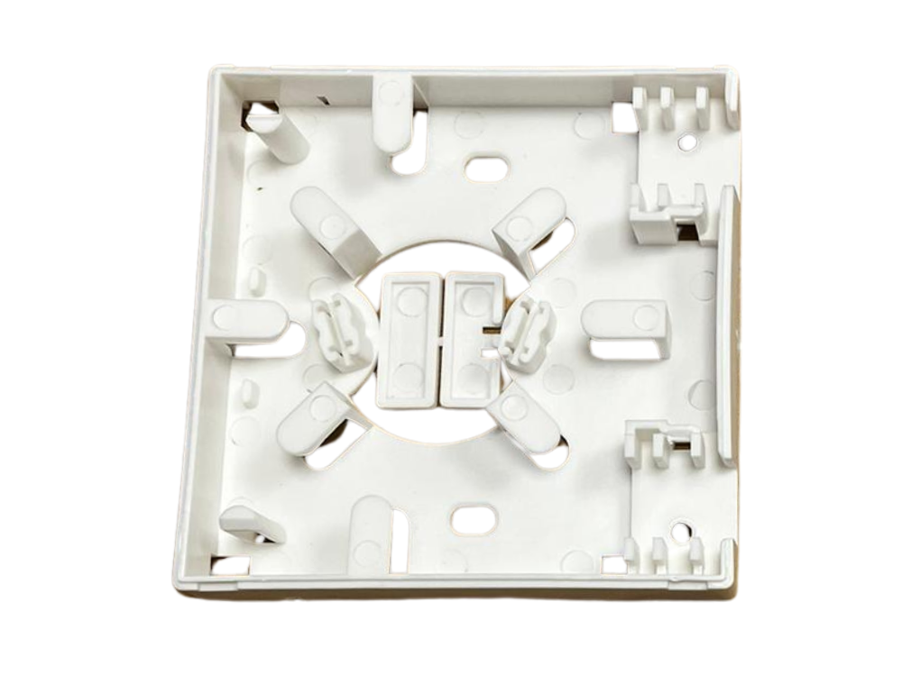 Wall-Mount Fiber Termination Box Plastic 2 Port LC Duplex | Fiber4u ...