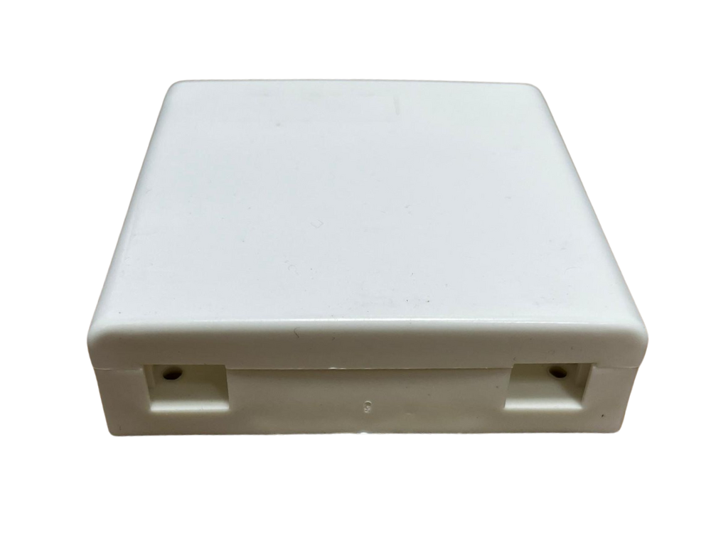 Wall-Mount Fiber Termination Box Plastic 2 Port SC Simplex