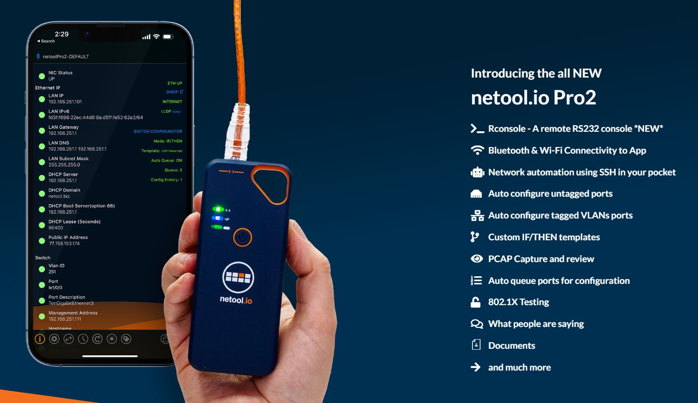 Netool Pro Kablo Test Cihazı