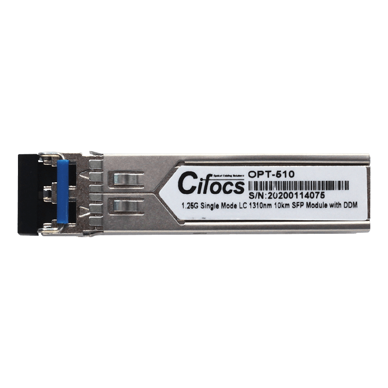 1.25G Single Mode SFP Modül - 1310nm, 10km, DDM Destekli